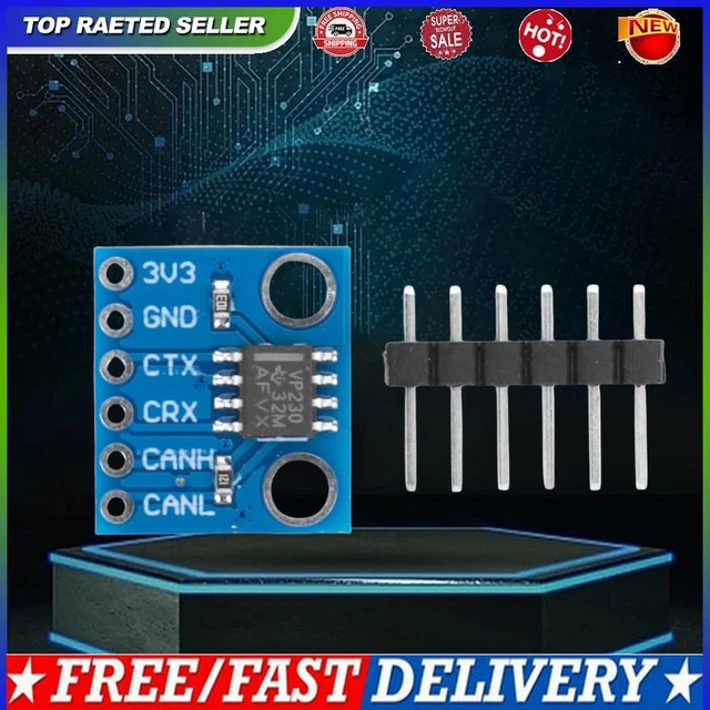SN65HVD230 CAN BUS 1Mb/s Transceiver Communication-module Durable for ...