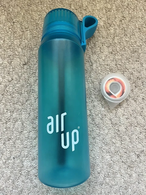 AIR UP OCEAN Blue Water Bottle (650ml) & 1 New & Sealed Cola Pod VGC £ ...