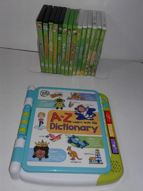 LEAP FROG & SESAME STREET DVDs & A to Z Learn with Me Dictionary ...