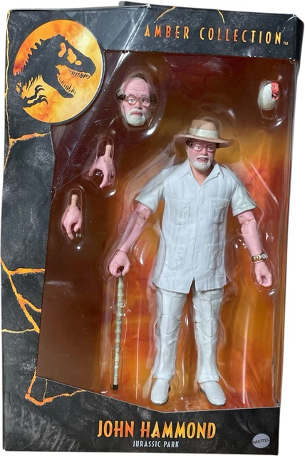 JURASSIC PARK🔸 AMBER Collection🔸 John Hammond🔸 Mattel EUR 54,49 ...