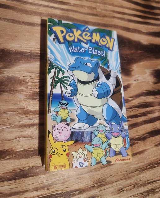 VINTAGE POKÉMON WATER Blast! VHS (1998) - Classic Episodes - Blastoise ...