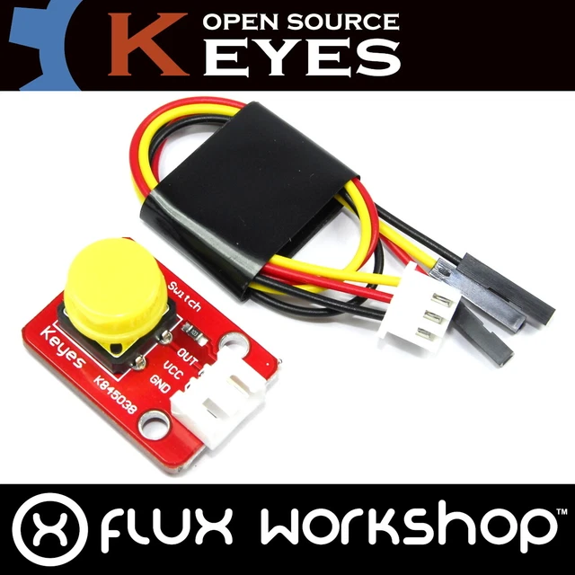 KEYES 12MM BUTTON Keypad Module KY-041 Arduino Raspberry Pi 5V Flux Workshop £4.39 - PicClick UK