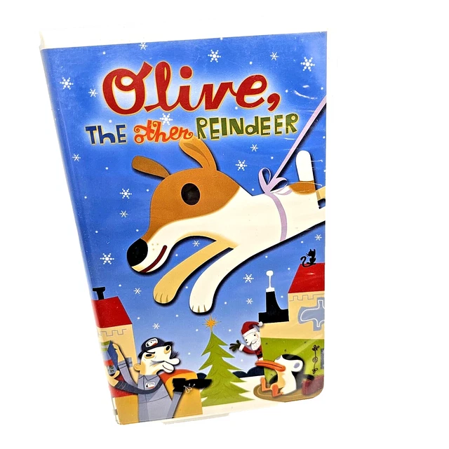 OLIVE THE OTHER Reindeer VHS 2000 Christmas Holiday Cartoon Classic Dog ...