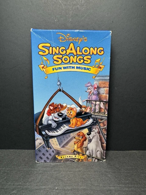 DISNEYS SING ALONG Songs - Fun With Music VHS Tape 1993 Volume 5 Kids Show Film £13.66 - PicClick UK