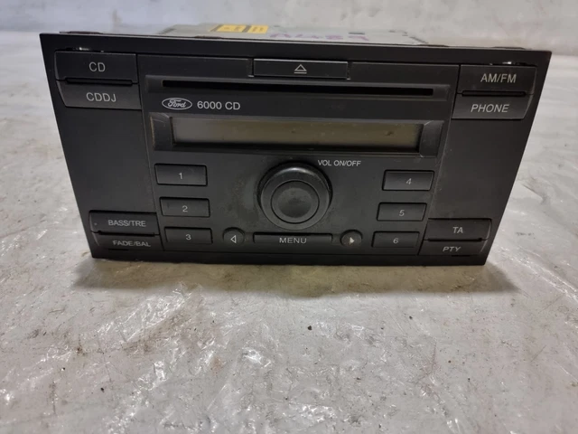 FORD C-MAX RADIO Stereo 6000 CD Player Head Unit 2004 MK1 OEM 3M5T ...