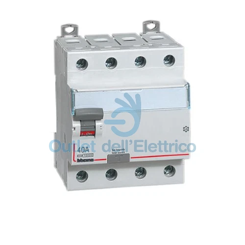 BTICINO G744/40AC INTERRUTTORE Differenziale Puro 4P 40A 0,3 4 Mod EUR 161,03 - PicClick IT
