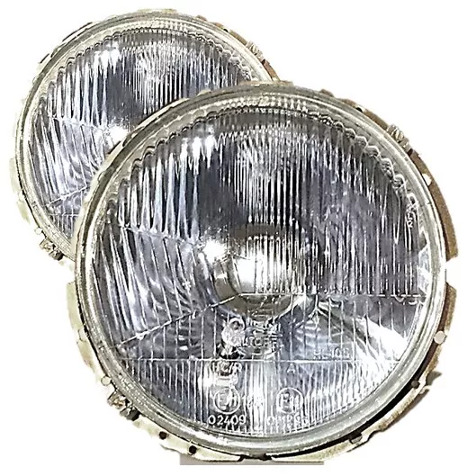 VW GOLF MK1 Caddy Transporter Front Headlamps Headlights Lamp Pair RHD ...