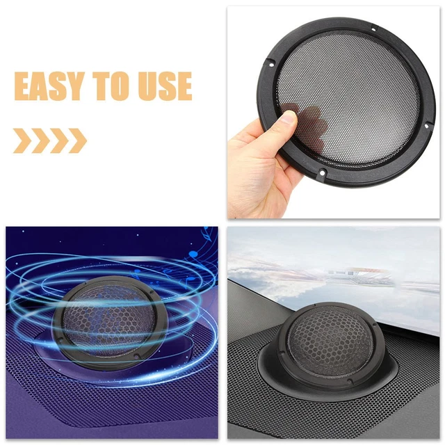 2 PCS IRON Mesh Speaker Grill Covers for Car Audio Subwoofer 5 Inch £11 ...