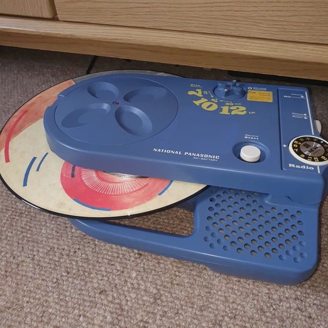 VINTAGE 1970S NATIONAL Panasonic Record Player/Radio (Funnygraph)SG-345 ...