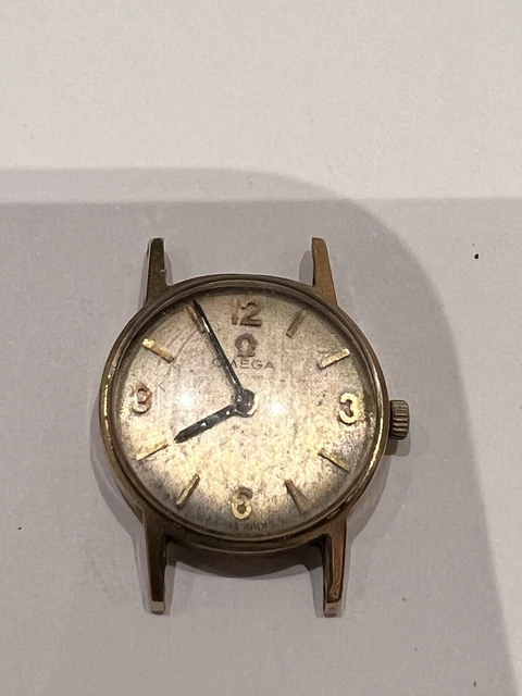 VINTAGE 9CT SOLID Gold Omega Automatic Watch Face £101.00 - PicClick UK
