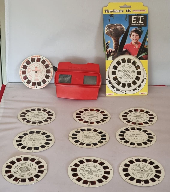 GAF 3D VIEW Master Model J Red - Reels E.T. Buck Rogers Tom & Jerry ...