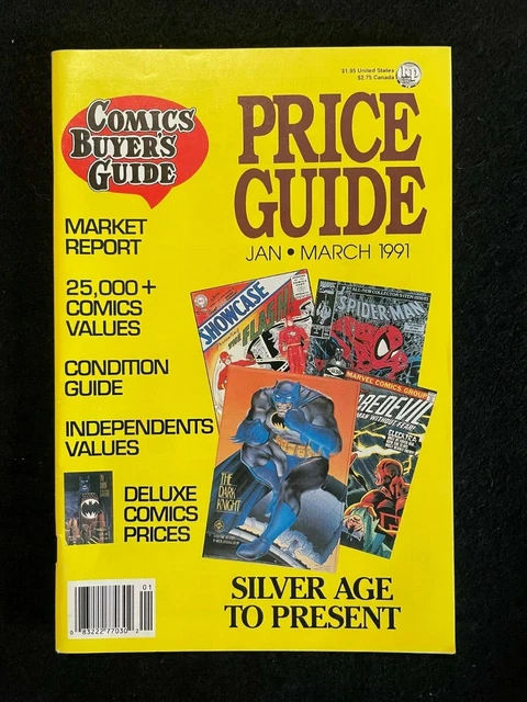 COMIC BUYER'S GUIDE - Comic Price Guide 1991 Krause Publications $4.99 ...