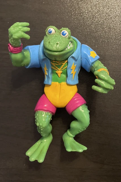 TMNT GENGHIS FROG Action Figure 1989 Teenage Mutant Ninja Turtles EUR 6 ...