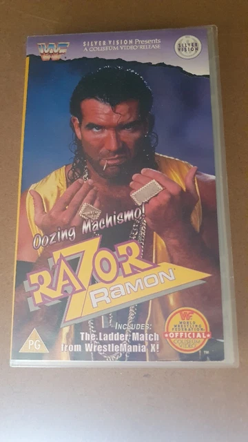 RARE WWF OOZING Machismo Razor Ramon VHS Video Tape, WWE, Scott Hall ...