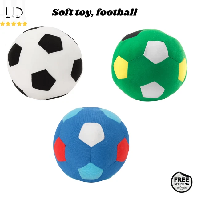 IKEA SPARKA FOOTBALL Kids Soft Toy 20cm Plush Ball In/Outdoor Play Gift ...