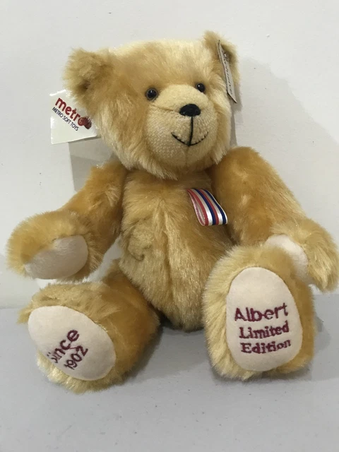 NEW BRITISH MADE 14” Jointed Albert Teddy Bear Birthday Gift £14.99 ...