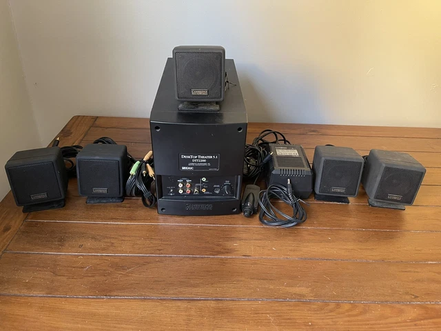 CAMBRIDGE SOUNDWORKS SPEAKERS from Desktop Theater 5.1 DTT2200 £40.00 ...