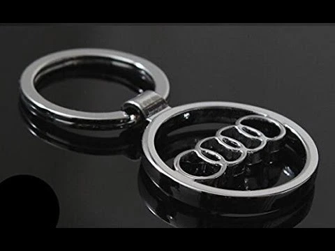 PORTACHIAVI LOGO EMLBEMA stemma ciondolo in metallo audi s-line s3 a3 ...