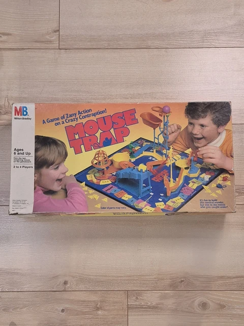 1986 MOUSE TRAP Vintage Board Game #4657 Milton Bradley *Missing some ...