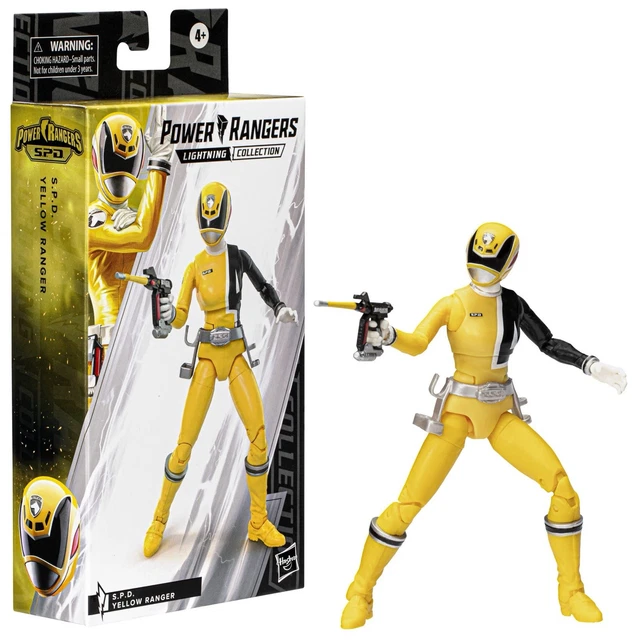 HASBRO POWER RANGERS Lightning Collection S.P.D. Yellow Ranger Action ...