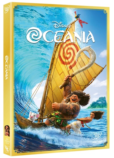 OCEANIA (DVD) AULI'I Cravalho Dwayne Johnson Rachel House Temuera ...