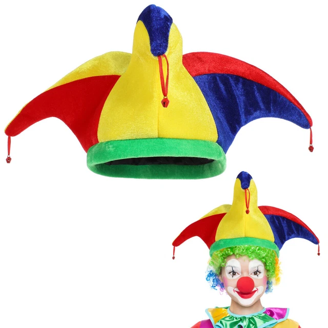2 PACK TRIANGLE Clown Hat Costume Accessories Halloween Cosplay £19.58 ...