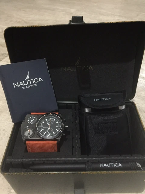 OROLOGIO CRONOGRAFO NAUTICA N-MX62 NAVIGATION UNIT , Scatola Originale completa EUR 150,00 ...