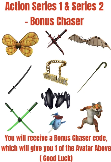 ROBLOX SERIES 1 / Series 2 Bonus Chaser Toy Code - Get it Fast Within ...