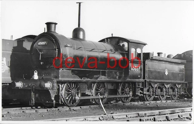 RAILWAY PHOTO LNER J27 65837 Darlington Shed 1952 North Eastern P3 0-6 ...