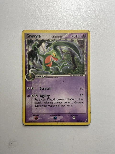 BUNDLE- POKÉMON TCG Treecko POP Series Promos 4 - 15/17 + Grovyle 19/ ...