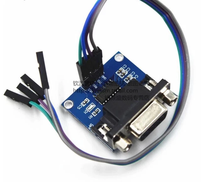 MAX3232 RS232 TO TTL Serial Port Converter Module DB9 Connector MAX232 ...