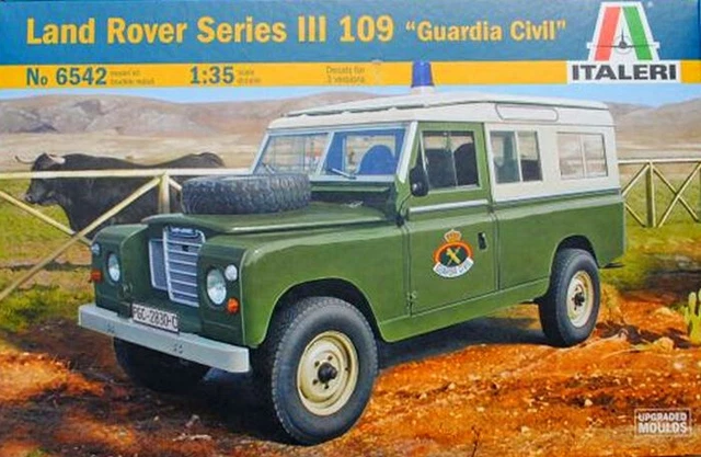 1/35 LAND ROVER SERIES III 109 "Guardia Civil" Italeri 6542 Plastic ...