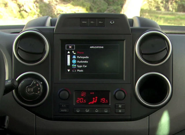 SMEG IV2 CARPLAY mirorlink autoradio GPS peugeot partner berlingo ...