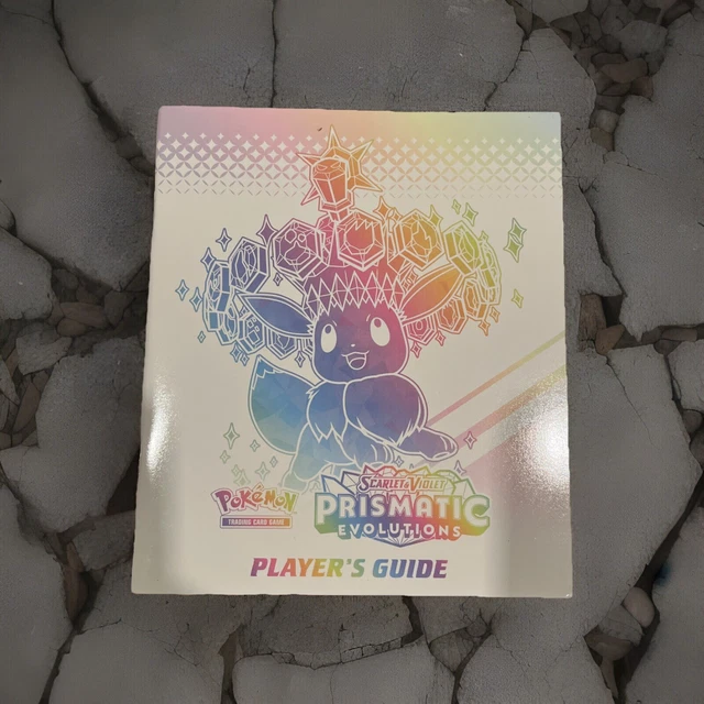 POKEMON TCG PRISMATIC Evolutions ETB Player's Guide Manual Book $6.00 ...