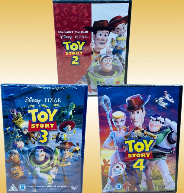 TOY STORY 2, 3 & 4 DVD Bundle (New and Sealed) £10.99 - PicClick UK