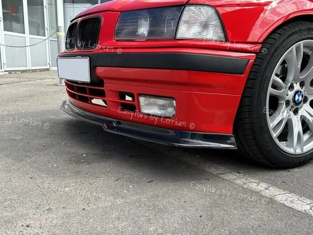 BMW E36 NON M3 front splitter lip spoiler gloss abs plastic £142.88 ...