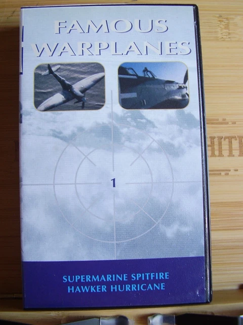 AIRCRAFT VHS VIDEO Famous Warplanes Hawker Hurricane Supermarine ...
