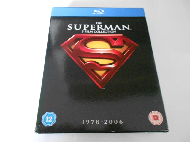 THE SUPERMAN 5 Film Collection 1978 - 2006 (Blu-ray) Christopher Reeve ... THE SUPERMAN 5 Film Collection 1978 - 2006 (Blu-ray) Christopher Reeve ...