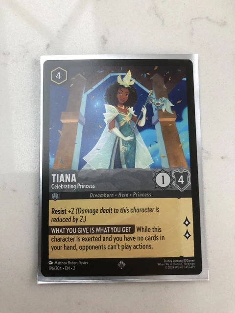 DISNEY LORCANA - Rise Of The Floodborn - Tiana - Celebrating Princess ...