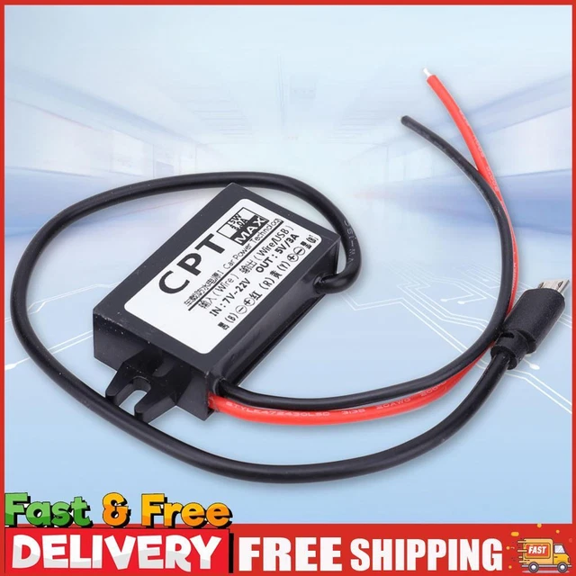 12V TO 5V 3A 15W Buck Converter Module Waterproof CPT Direct Current ...