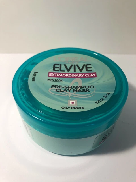 L'ORÉAL PARIS HAIR Expert Extraordinary Clay Pre-Shampoo Mask, 5.1 fl ...