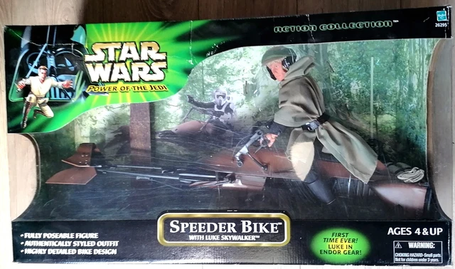 STAR WARS THE original speeder bike with luke skywalker 12 inch scellé. EUR 220,00 - PicClick FR