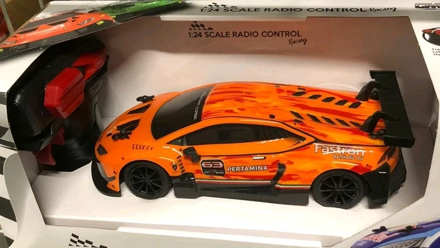 CMJ LAMBORGHINI HURACAN Orange GT3 Remote Control Car 1:24 scale £15.05 ...