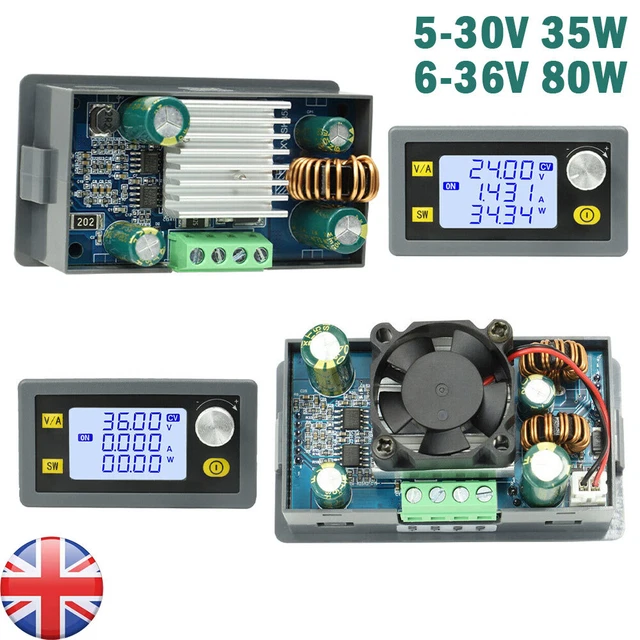 6~36V 35/80W DIGITAL Control DC Buck Boost Converter Constant Voltage ...