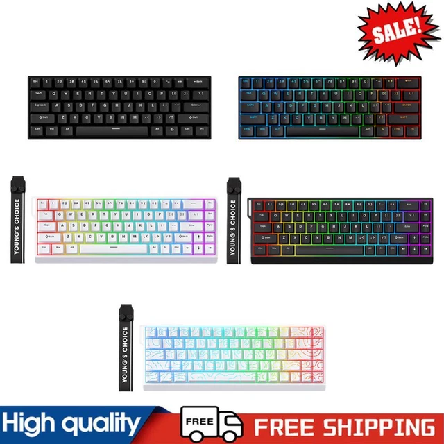WIRED MECHANICAL KEYBOARD with Magnetic Switch Compact Keyboard for PC ...