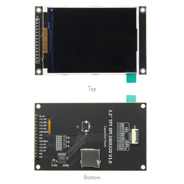 3.2 INCH SPI Serial TFT LCD Display Module IPS Touch Screen 240X320 ...