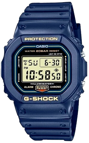 CASIO G-SHOCK G-SHOCK DW-5600 Blue (Module3229) Revival Colour Series ...