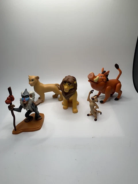 DISNEY THE LION King Rafiki, Nala, Simba, Timon & Pumbaa Figure 5-Pack ...