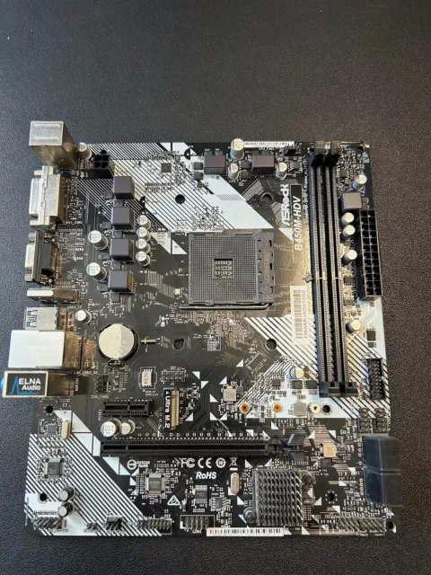 ASROCK B450M-HDV R4.0 Motherboard only - partially working £20.00 ... ASROCK B450M-HDV R4.0 Motherboard only - partially working £20.00 ...
