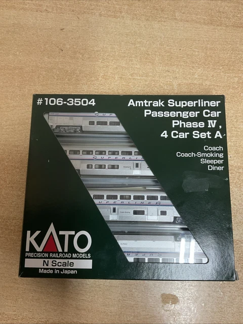 KATO N SCALE Amtrak Superliner #106-3504 £104.69 - PicClick UK